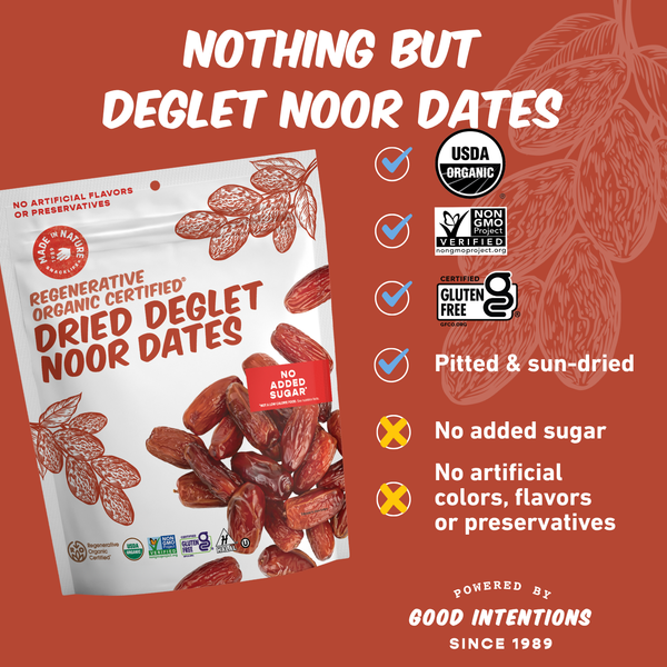 Buy Dried Deglet Noor Dates: Organic Snacks – Made In Nature